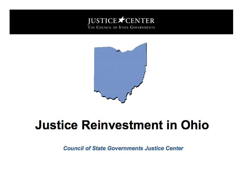Justice Reinvestment in Ohio Conference Summary - CSG Justice Center