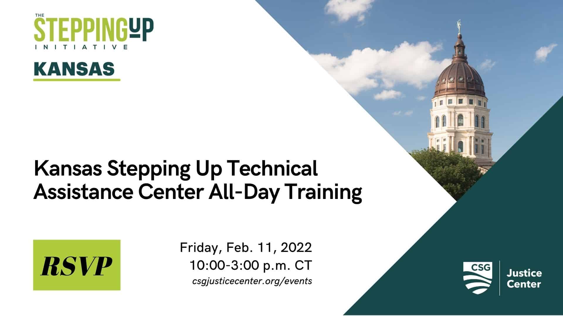 Kansas Stepping Up Technical Assistance Center All-Day Training - CSG ...